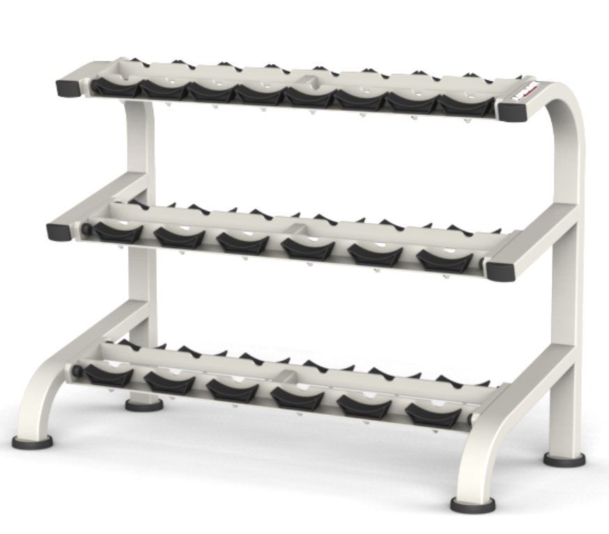 Dumbbell Rack (3 Tier Small Size) – Pure Muscle + Athletics