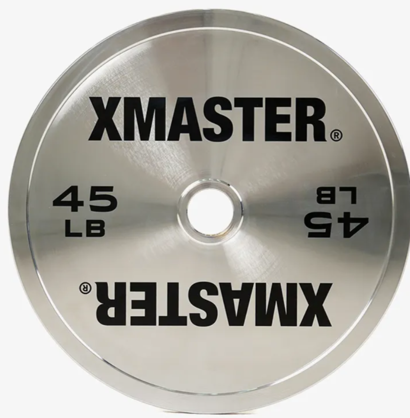 Chrome Steel Strip Plates *Custom Logo* – Pure Muscle + Athletics