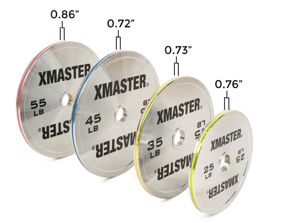 Chrome Steel Strip Plates *Custom Logo* – Pure Muscle + Athletics
