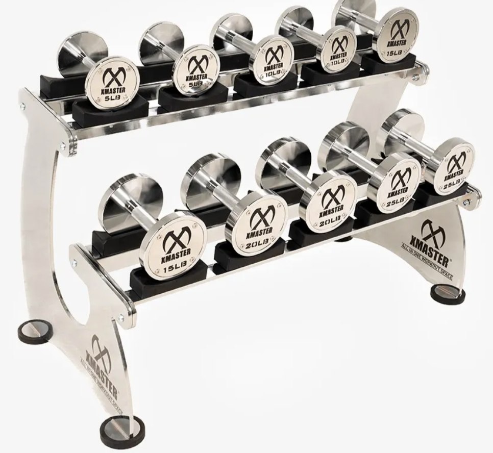 Chrome Dumbbell Rack – Pure Muscle + Athletics