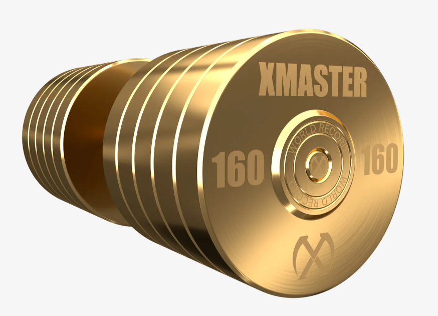 Gold-Colored Chrome Fixed Steel Dumbbells (set) *Custom Logo* – Pure ...