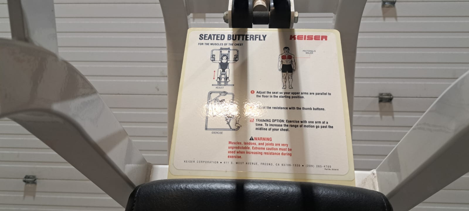 Keiser Seated Pec Fly - Pre Owned – Pure Muscle + Athletics