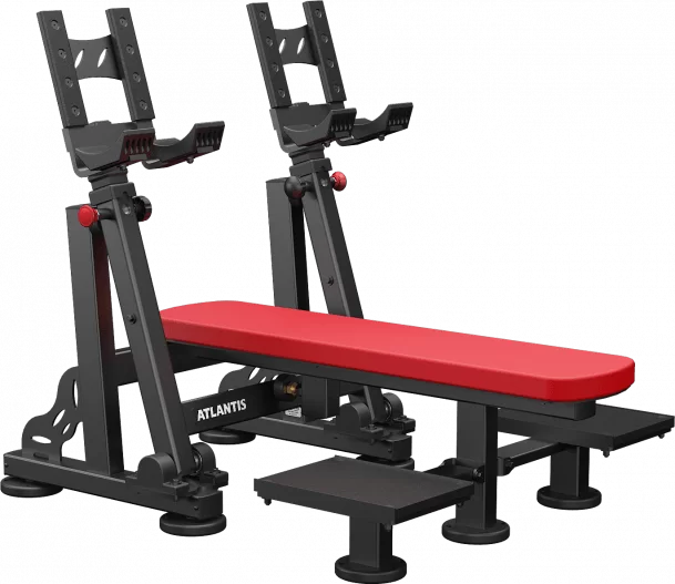 Atlantis Flat Dumbbell Press w/pivot - New - P537 – Pure Muscle + Athletics