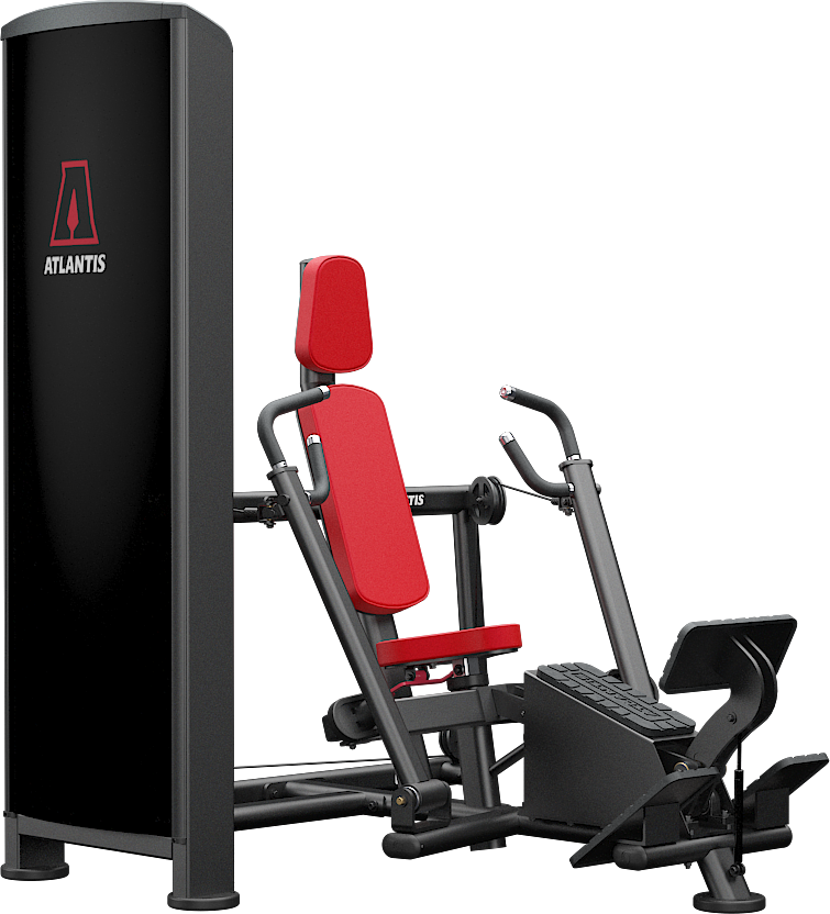 Seated converging chest press – Pure Muscle + Athletics