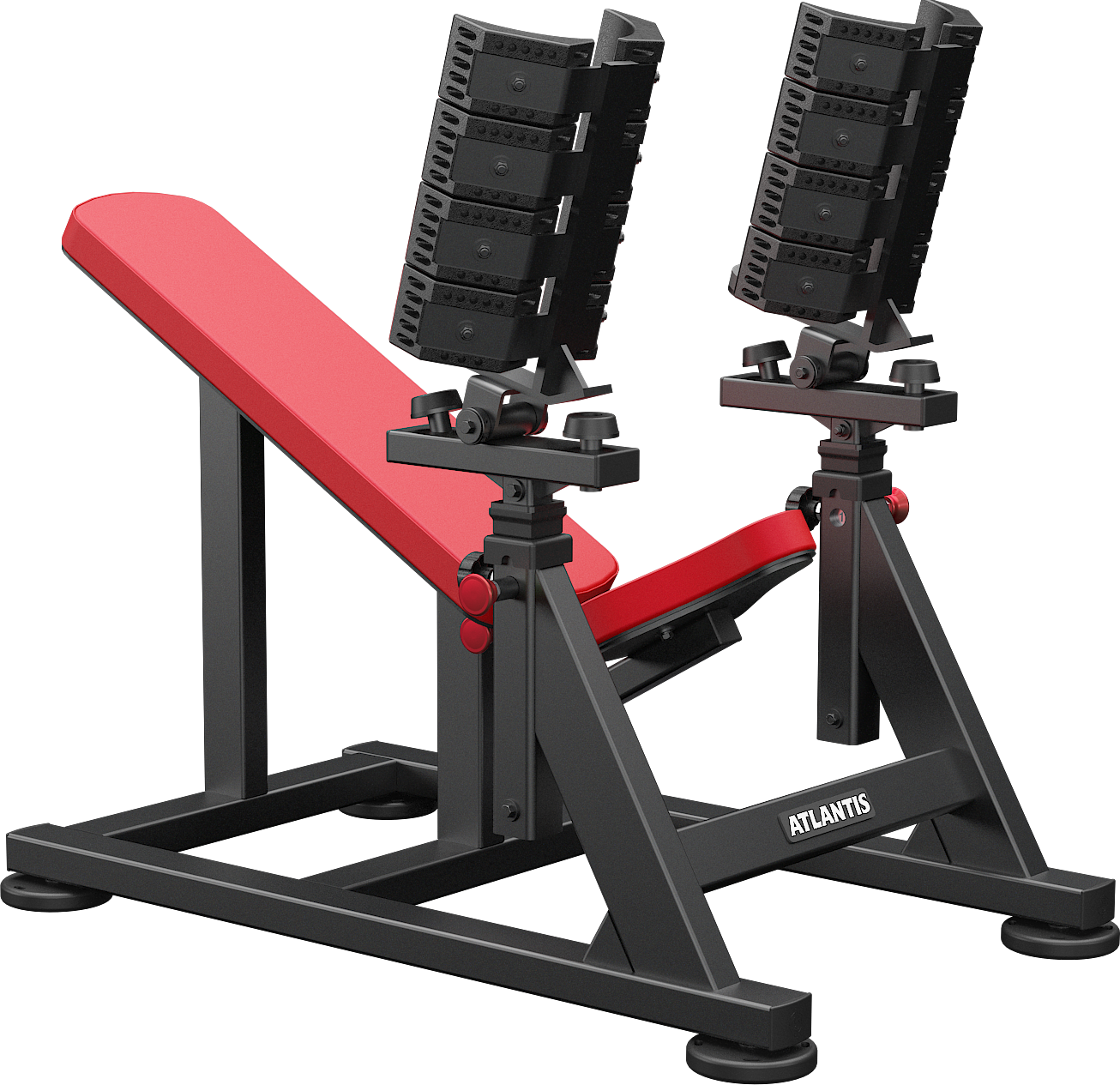 Incline dumbbell bench with pivots – Pure Muscle + Athletics