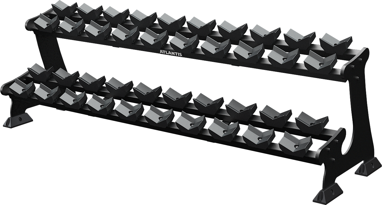 Hex dumbbell rack (10 Pairs) – Pure Muscle + Athletics