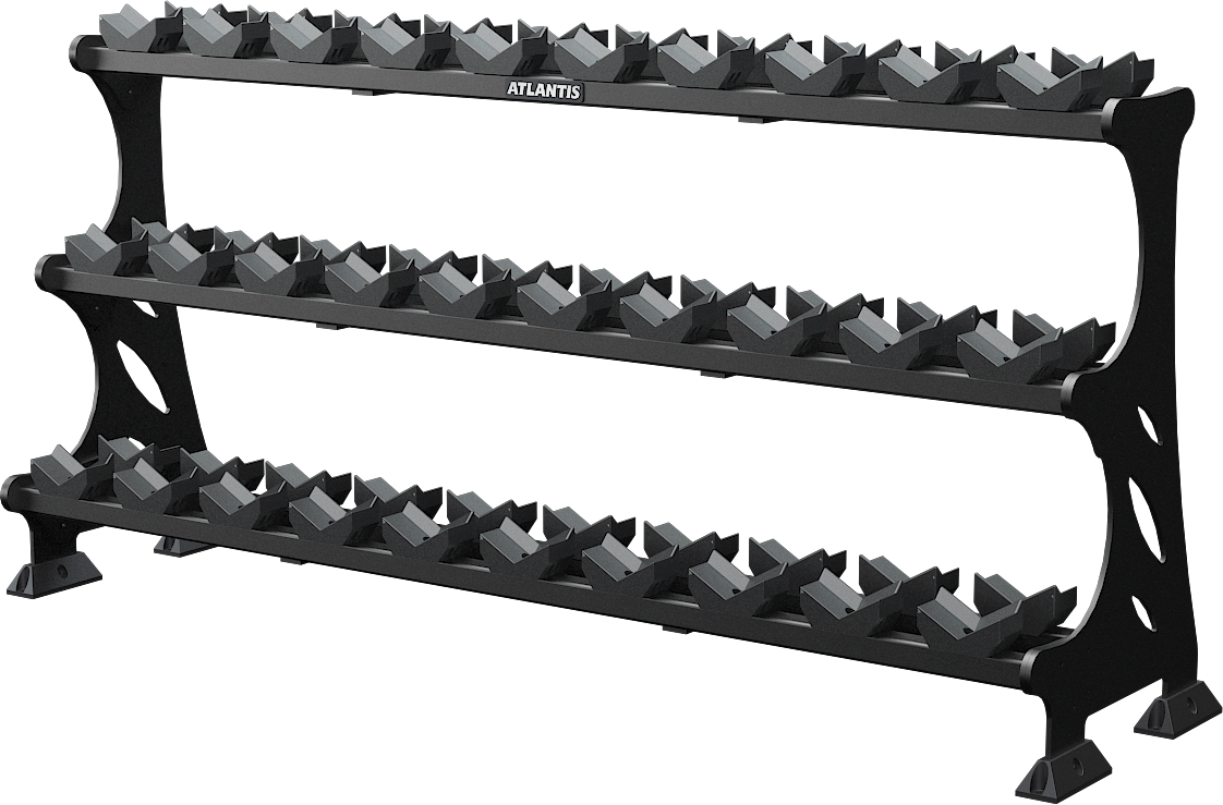 Hex dumbbell rack (15 Pairs) – Pure Muscle + Athletics